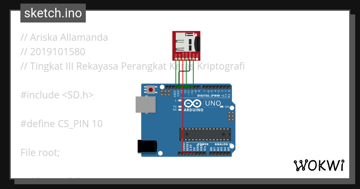 SD Card_Ariska Allamanda - Wokwi ESP32, STM32, Arduino Simulator