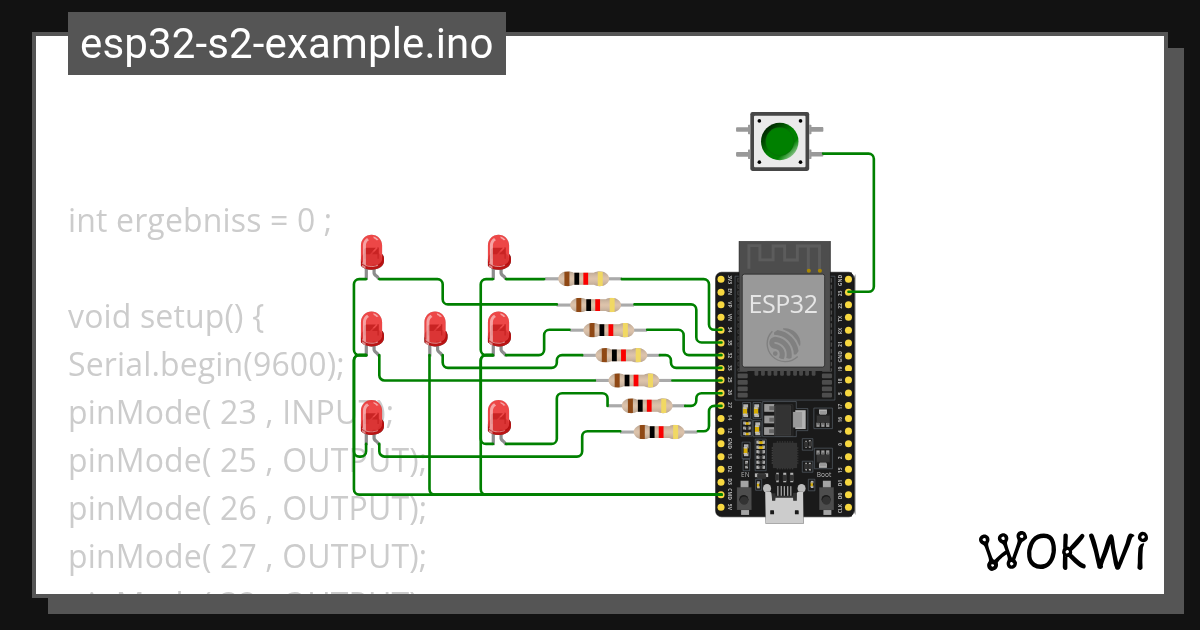esp32-s2-Blink - Wokwi ESP32, STM32, Arduino Simulator