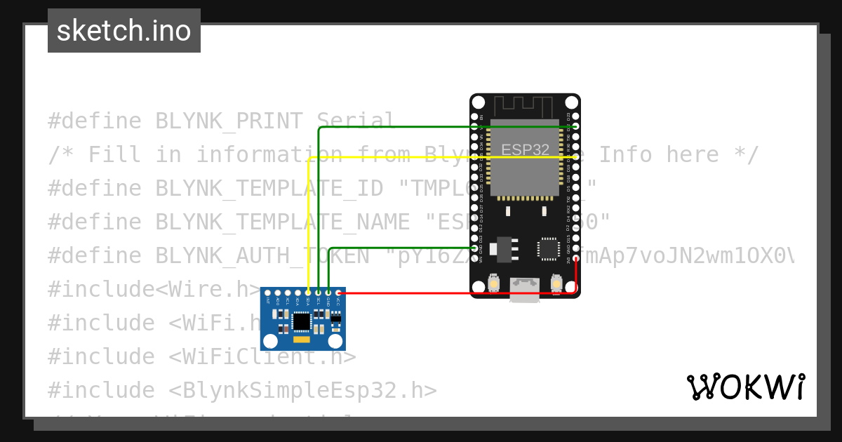 Esp32mpu6050 Wokwi Esp32 Stm32 Arduino Simulator