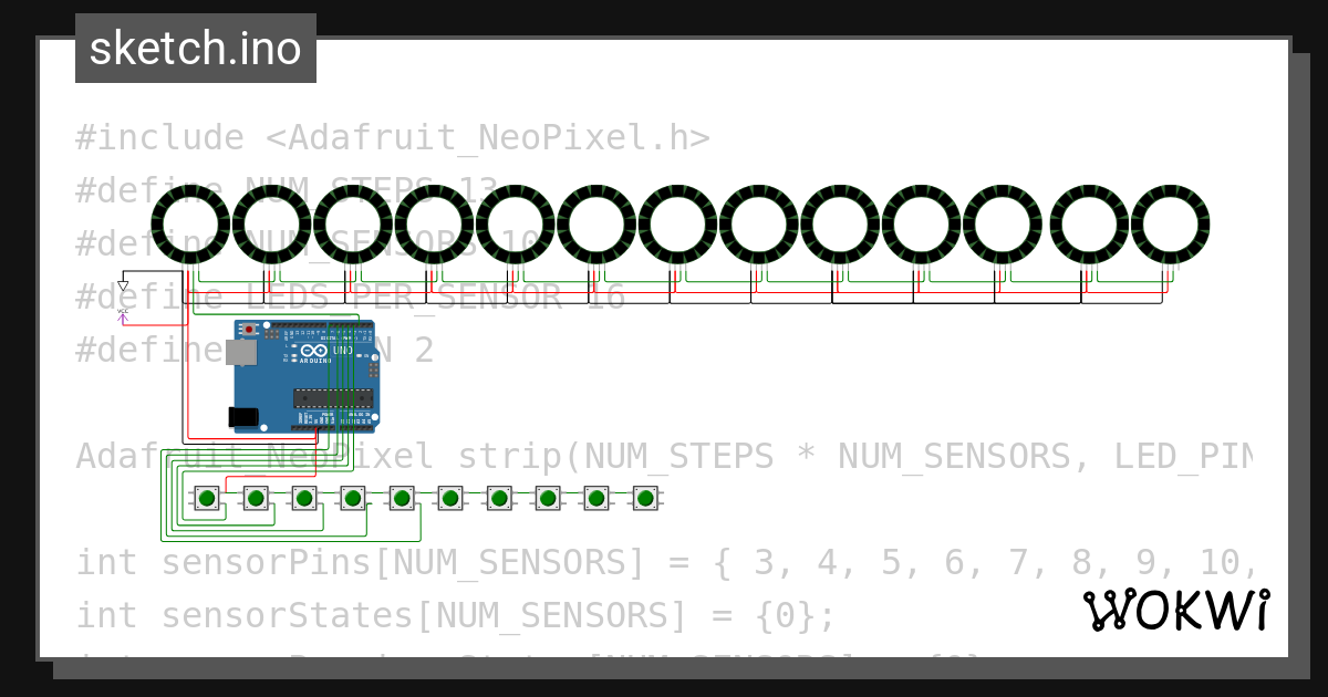 Neopix Wokwi Esp32 Stm32 Arduino Simulator 1338