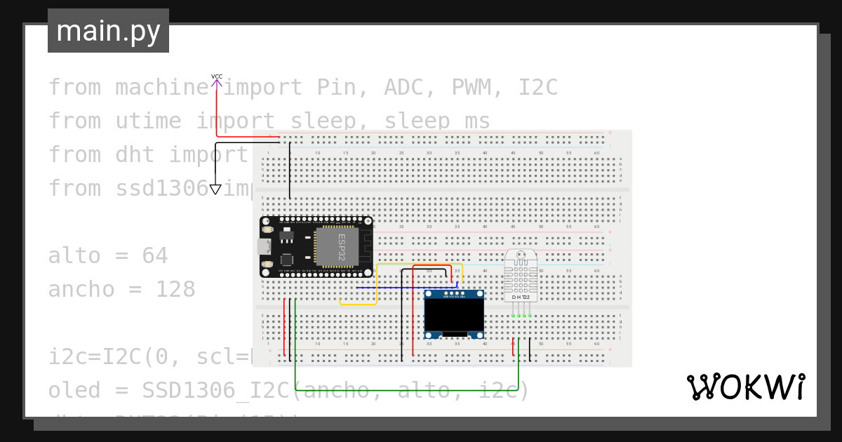 Sesion 13 Oled Wokwi Esp32 Stm32 Arduino Simulator