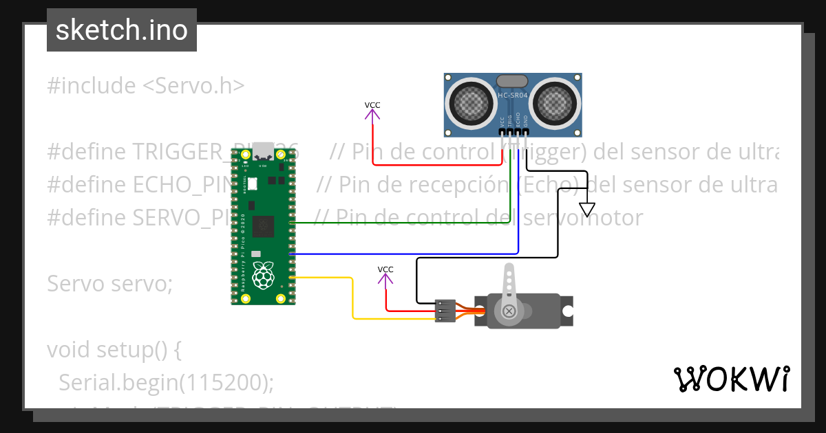 Raspservo Wokwi Esp32 Stm32 Arduino Simulator