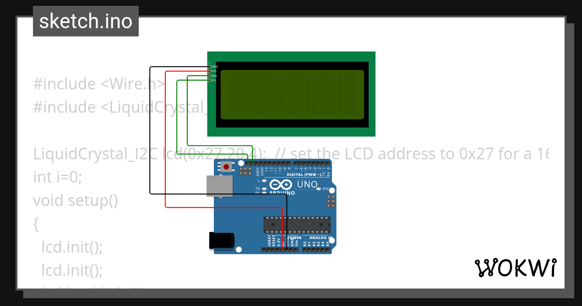 display - Wokwi ESP32, STM32, Arduino Simulator