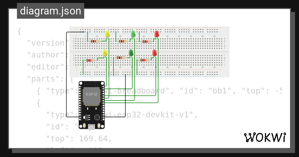 01trafficlight Wokwi Esp32 Stm32 Arduino Simulator 5936