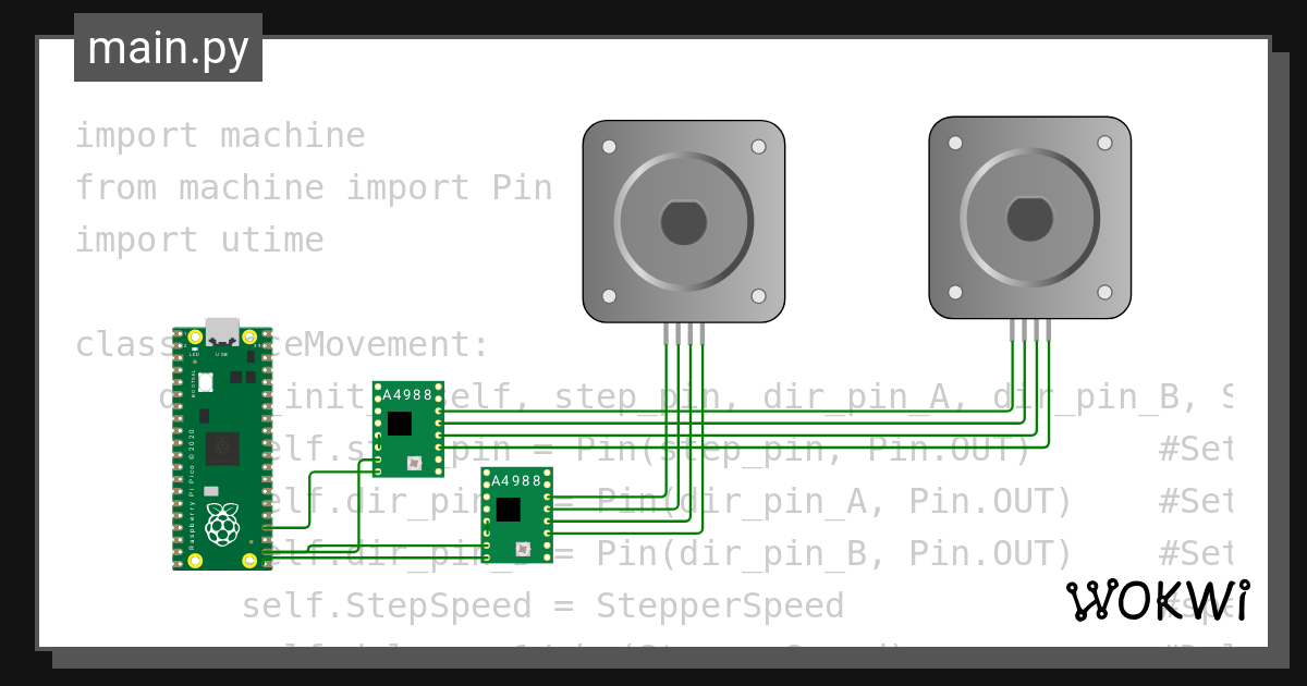 Stepper Chess Wokwi Esp32 Stm32 Arduino Simulator