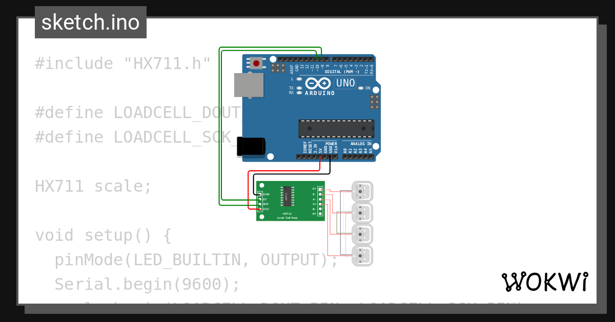Load Cell Nyoba Wokwi Esp32 Stm32 Arduino Simulator