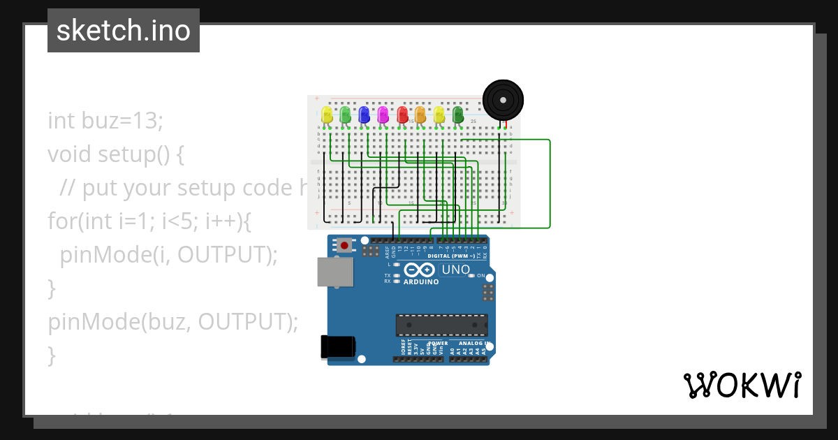 7_led_increment - Wokwi ESP32, STM32, Arduino Simulator