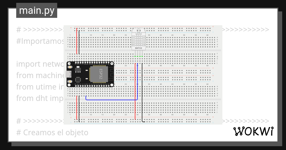 Clase Thinkspeak - Wokwi ESP32, STM32, Arduino Simulator