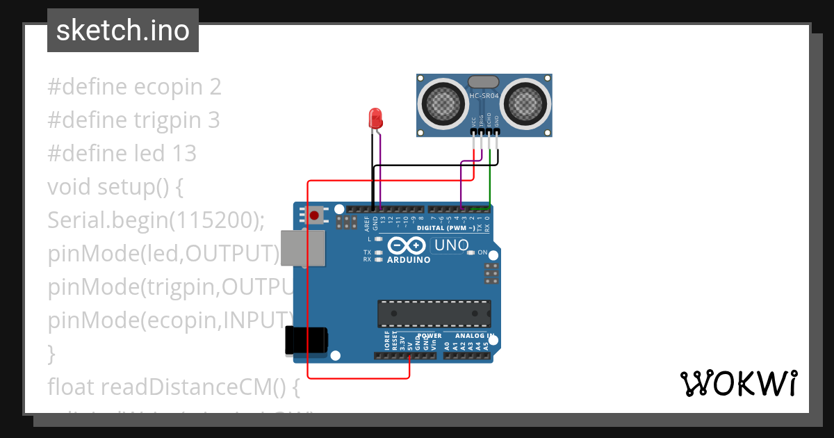 ultrasonic Copy - Wokwi ESP32, STM32, Arduino Simulator
