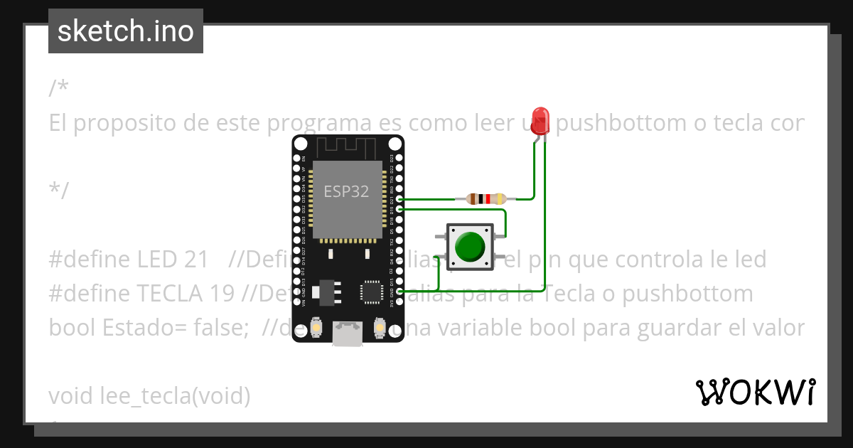 Linnova.Tecla.Int Copy reto - Wokwi ESP32, STM32, Arduino Simulator