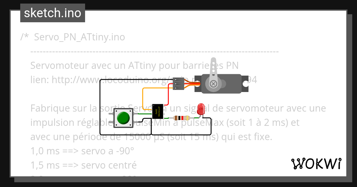 attiny pn ils - Wokwi ESP32, STM32, Arduino Simulator