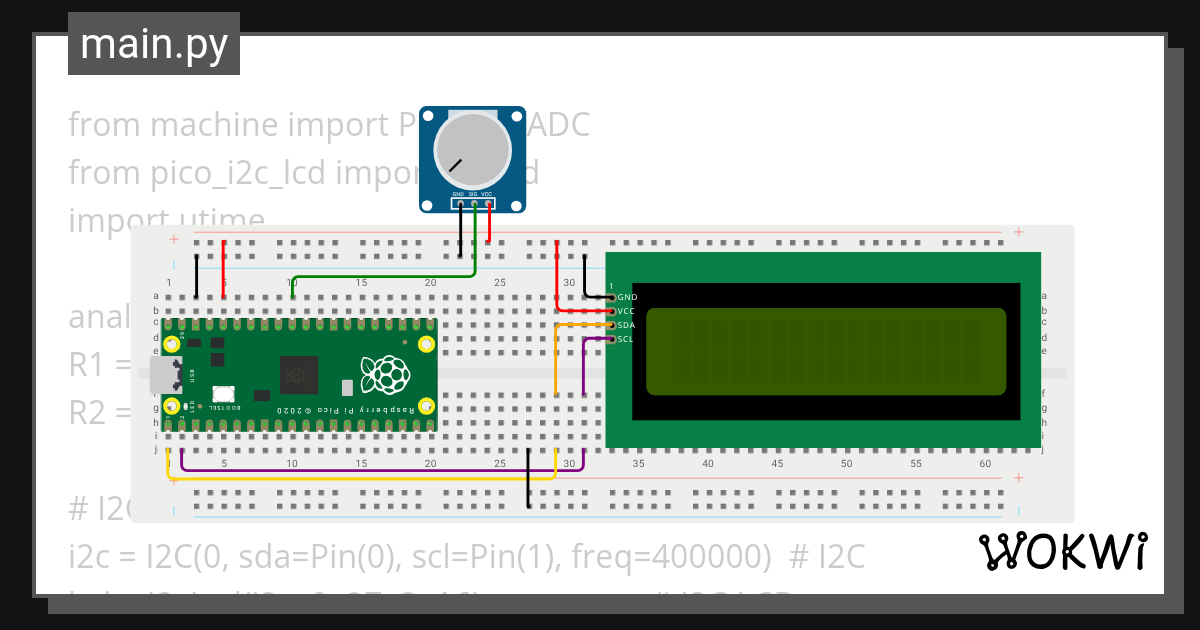 전압측정 센서 Wokwi Esp32 Stm32 Arduino Simulator 0091