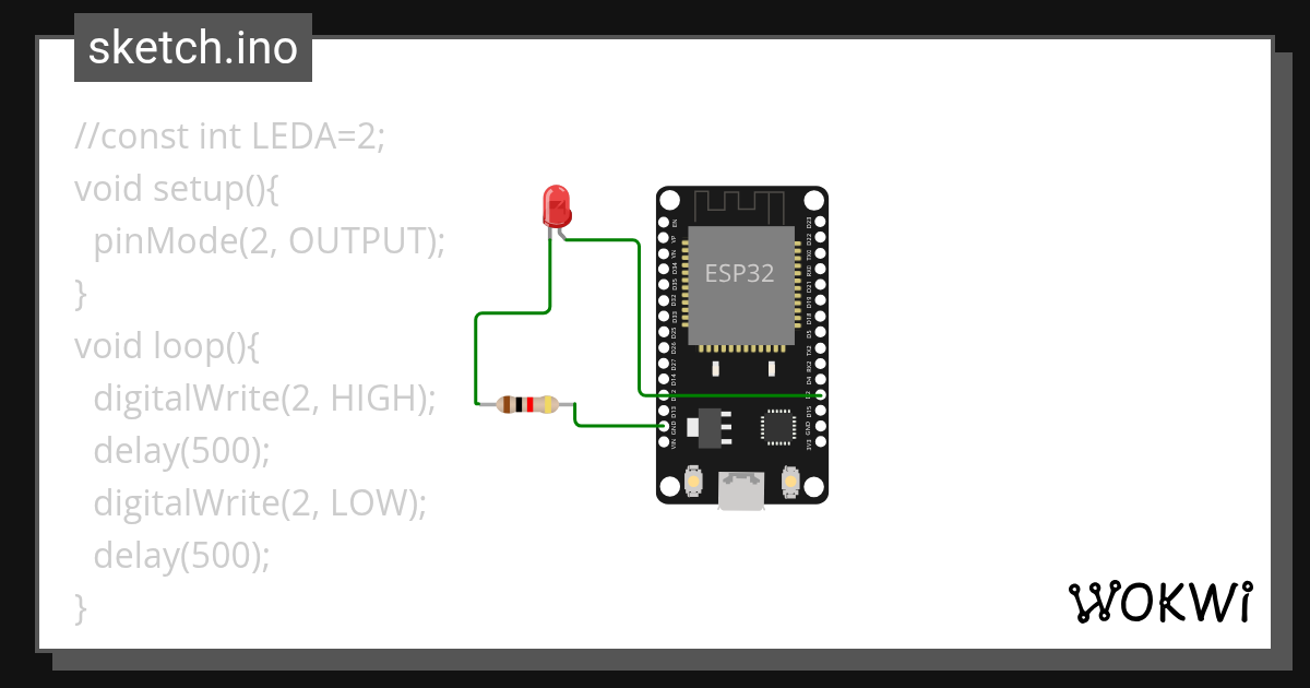 Esp1 Wokwi Esp32 Stm32 Arduino Simulator