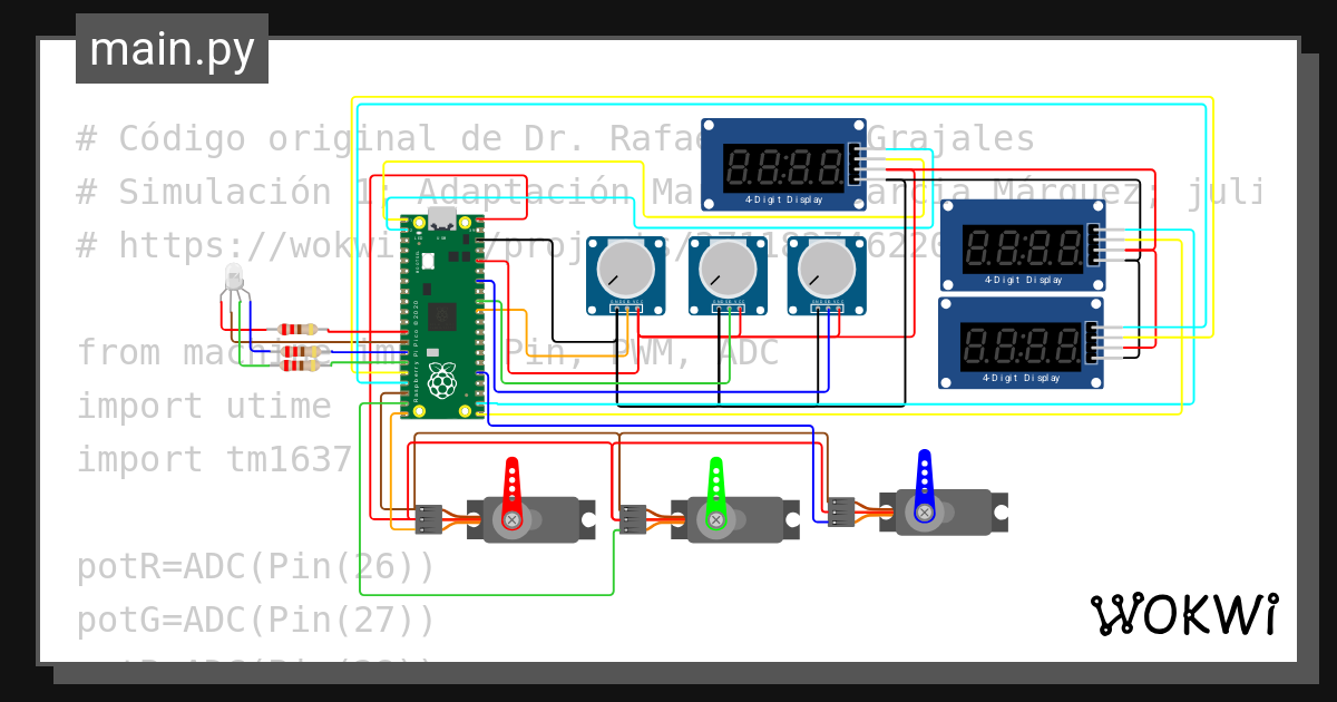 Simulación Servomotor 3 Mgarcia Wokwi Esp32 Stm32 Arduino Simulator