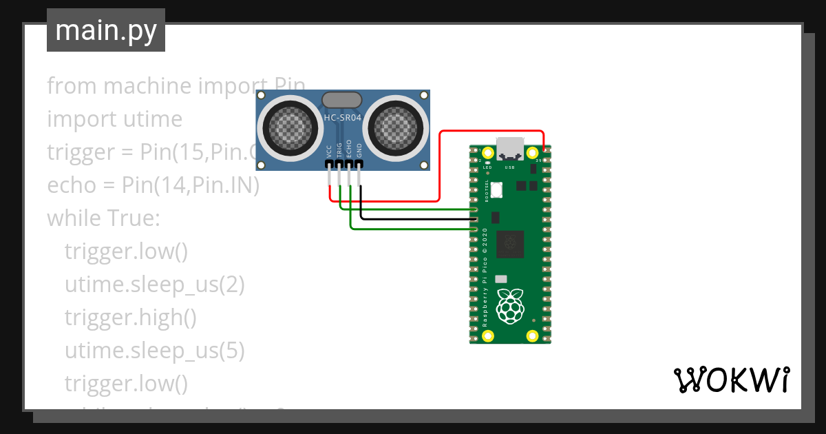 Ex5 Distance Measurement Using Sensor Wokwi Esp32 Stm32 Arduino 5772