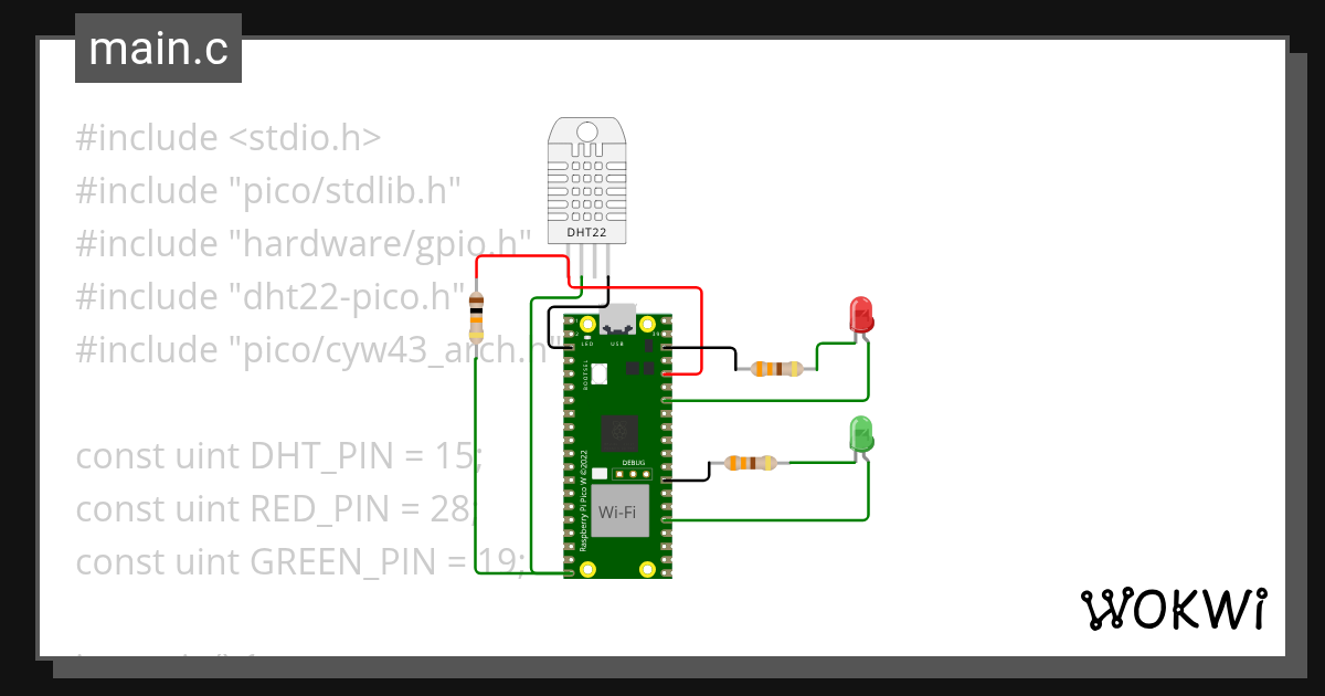 Pico Dht Wokwi Esp32 Stm32 Arduino Simulator
