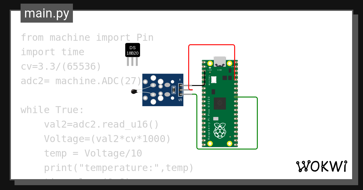 Temp Sen Wokwi Esp32 Stm32 Arduino Simulator