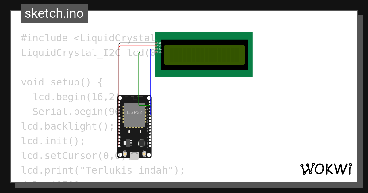 Latihan Lcd 1 Copy Wokwi Esp32 Stm32 Arduino Simulator 2108