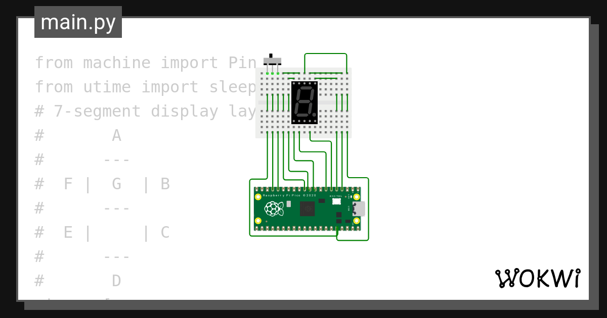 7 Segment Display Copy Wokwi Esp32 Stm32 Arduino Simulator 7739
