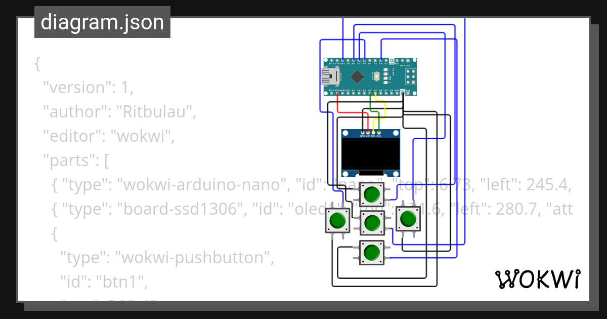 Doom Nano Brutality (No sound, High Performance) - Wokwi ESP32, STM32, Arduino Simulator