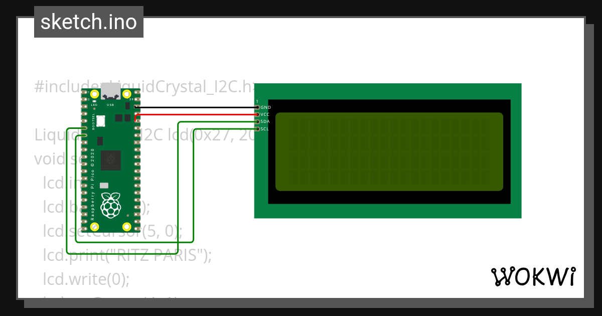 food menu - Wokwi ESP32, STM32, Arduino Simulator
