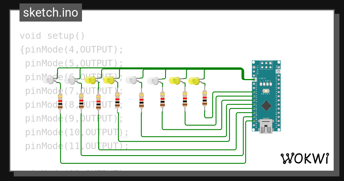 W5 Wokwi Esp32 Stm32 Arduino Simulator
