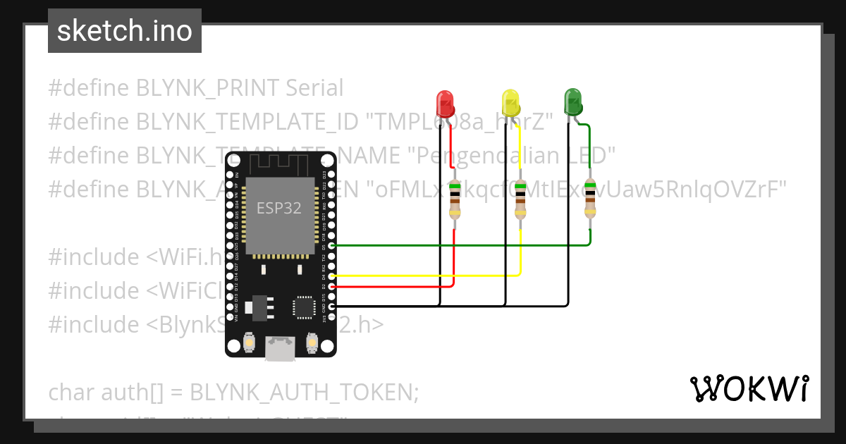 Led Blink With Blynk Iot 2 Wokwi Esp32 Stm32 Arduino Simulator 5648