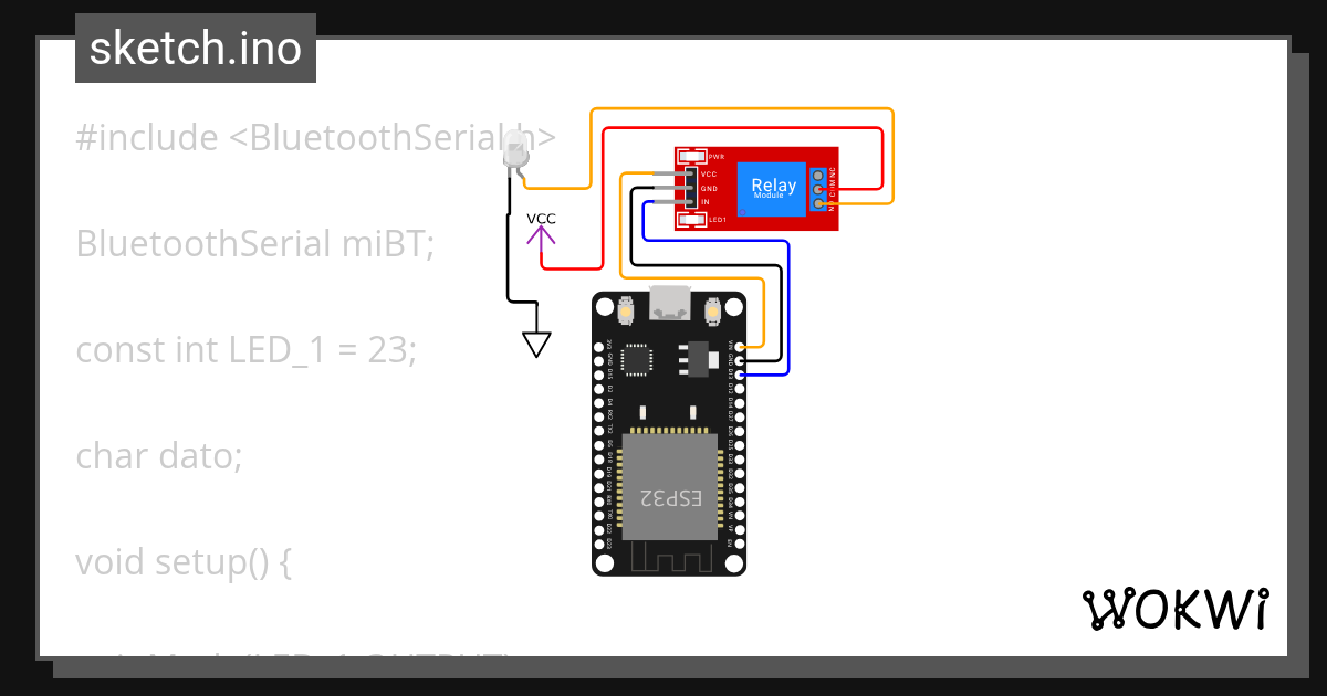 ESP_Codigo4_Bluetooth_LED2 - Wokwi ESP32, STM32, Arduino Simulator ESP_Codigo4_Bluetooth_LED2 - Wokwi ESP32, STM32, Arduino Simulator