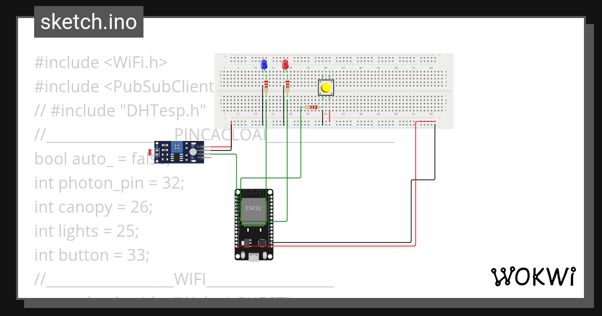 IOT - Wokwi ESP32, STM32, Arduino Simulator
