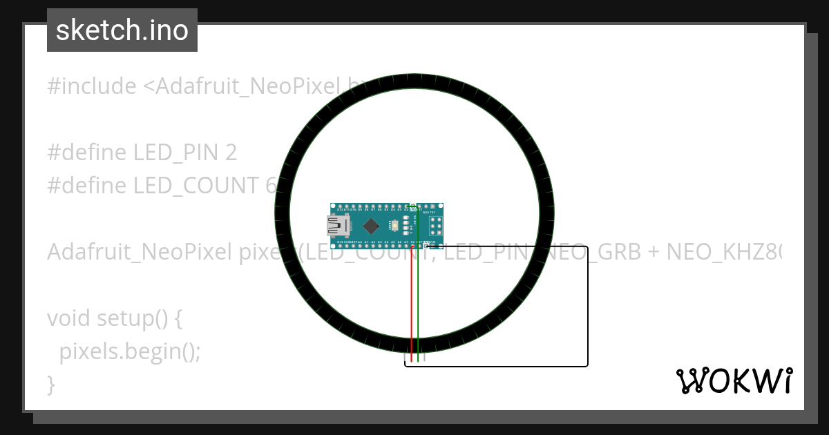 Nano And Rgb Ring Wokwi Esp32 Stm32 Arduino Simulator 5657