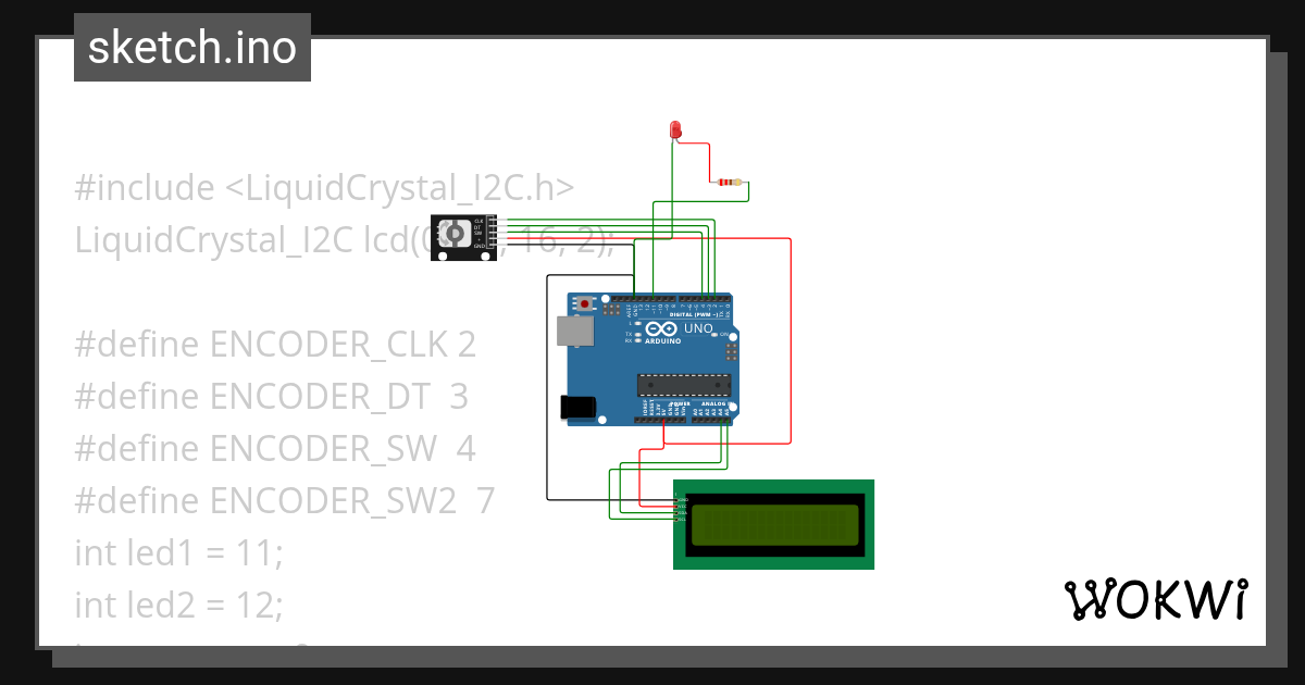 Encoder1 - Wokwi ESP32, STM32, Arduino Simulator