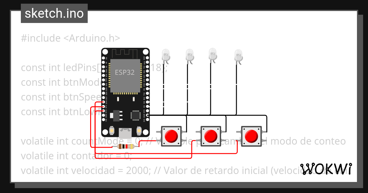 Lab 2: ADRIANA - Wokwi ESP32, STM32, Arduino Simulator