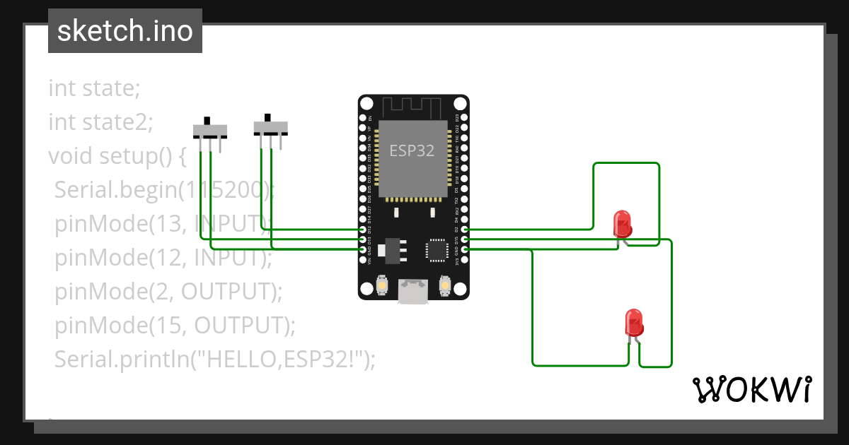 Led Blink Using Slide Button Wokwi Esp32 Stm32 Arduino Simulator 2265