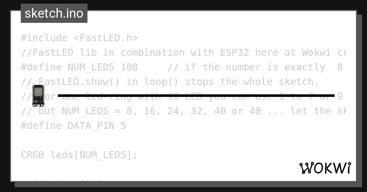 Fastled Esp32 Wokwi Esp32 Stm32 Arduino Simulator