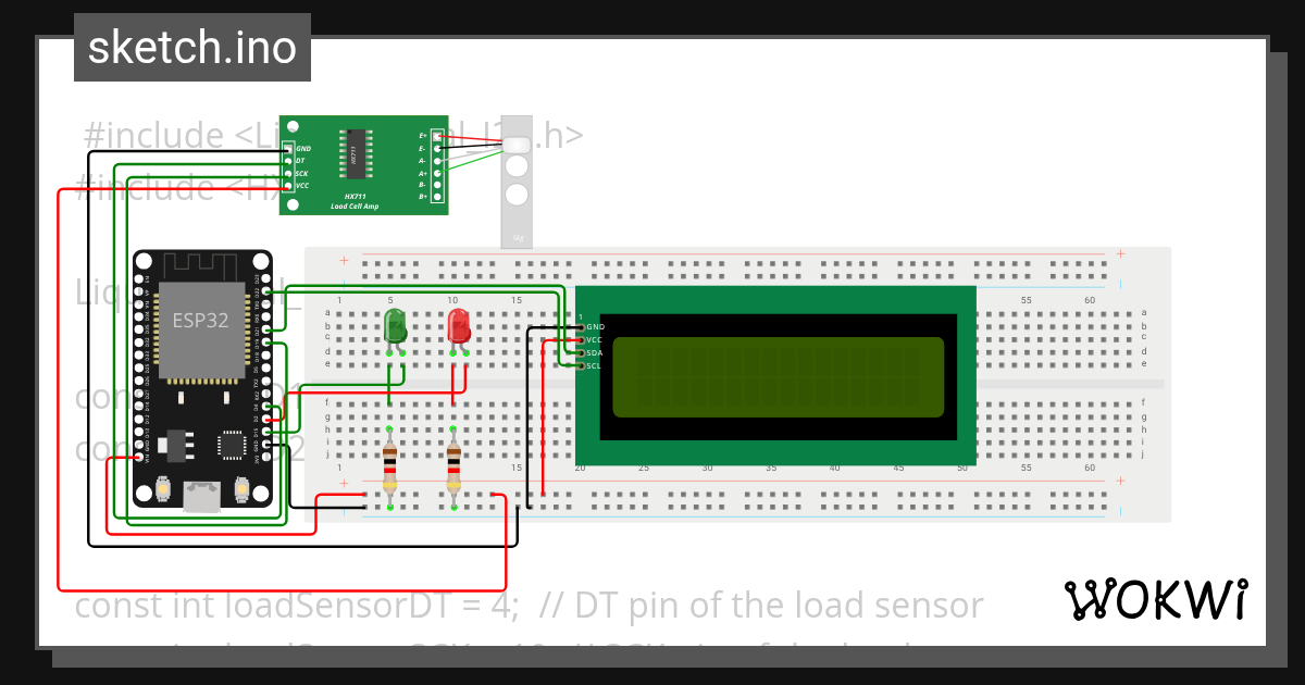 SENSOR final - Wokwi ESP32, STM32, Arduino Simulator