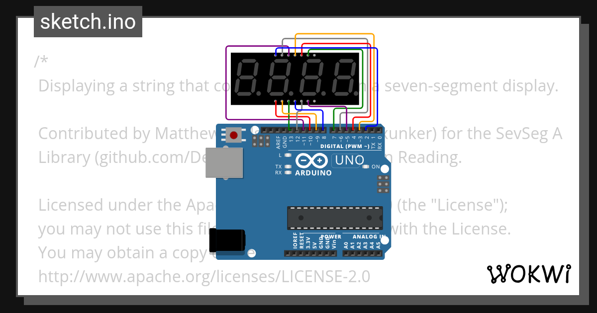 Displai 123456789 10 song - Wokwi ESP32, STM32, Arduino Simulator