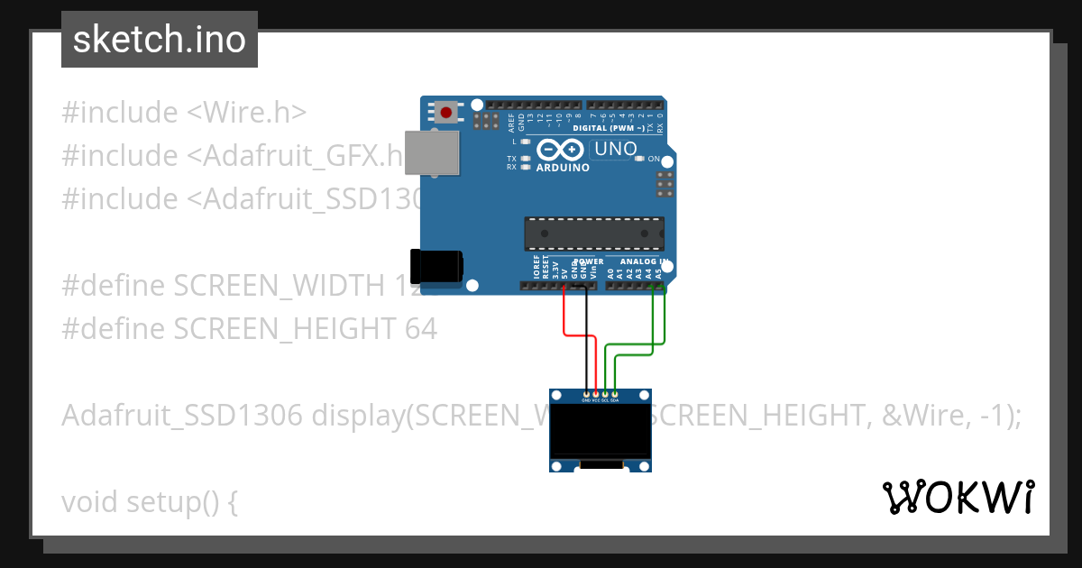 Tutorial 5 Oled Copy Wokwi Esp32 Stm32 Arduino Simulator 