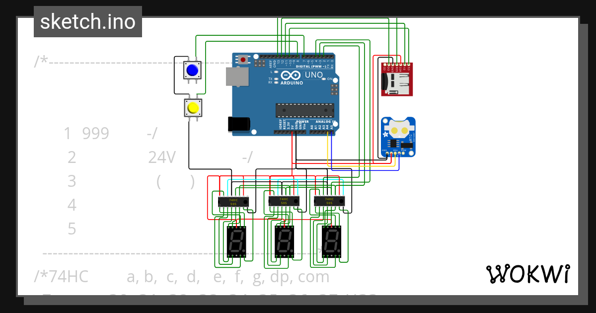 计时数 Wokwi Esp32 Stm32 Arduino Simulator 2312