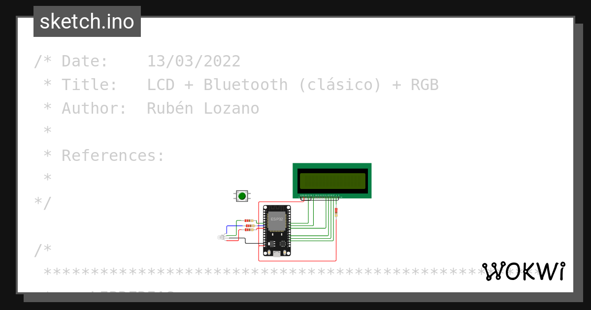Bt Esp32 Wokwi Esp32 Stm32 Arduino Simulator 7451