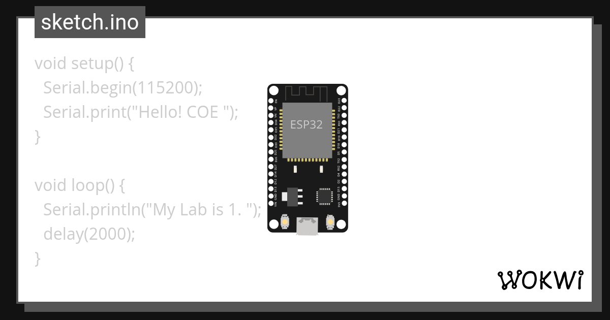 Lab1 Display - Wokwi ESP32, STM32, Arduino Simulator Lab1 Display - Wokwi ESP32, STM32, Arduino Simulator