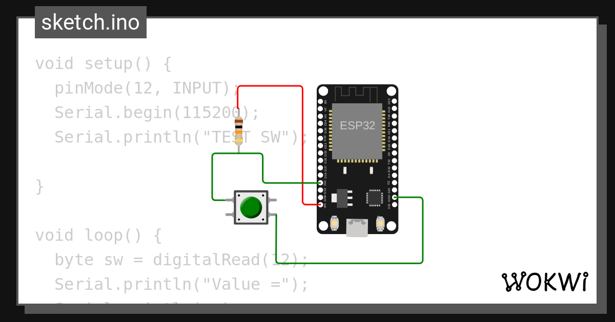 Lab14 Swinputrpullup Wokwi Esp32 Stm32 Arduino Simulator