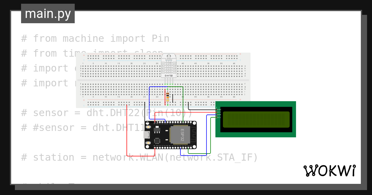 Dhtsensor Micropython Wokwi Esp32 Stm32 Arduino Simulator 2907