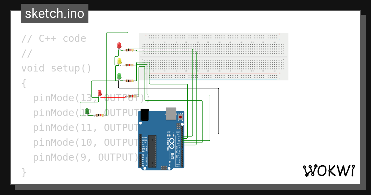 Semáfaro Wokwi Esp32 Stm32 Arduino Simulator