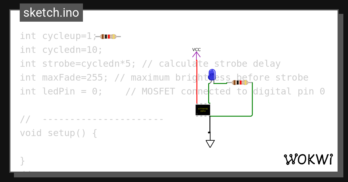Fade Wokwi Esp32 Stm32 Arduino Simulator