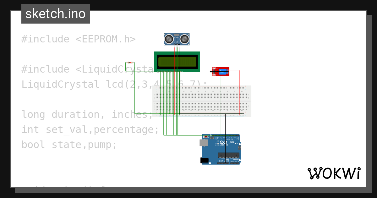 Automatic Water Level Controller Wokwi Esp32 Stm32 Arduino Simulator 6978