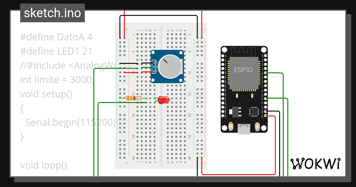 ADC - Wokwi ESP32, STM32, Arduino Simulator