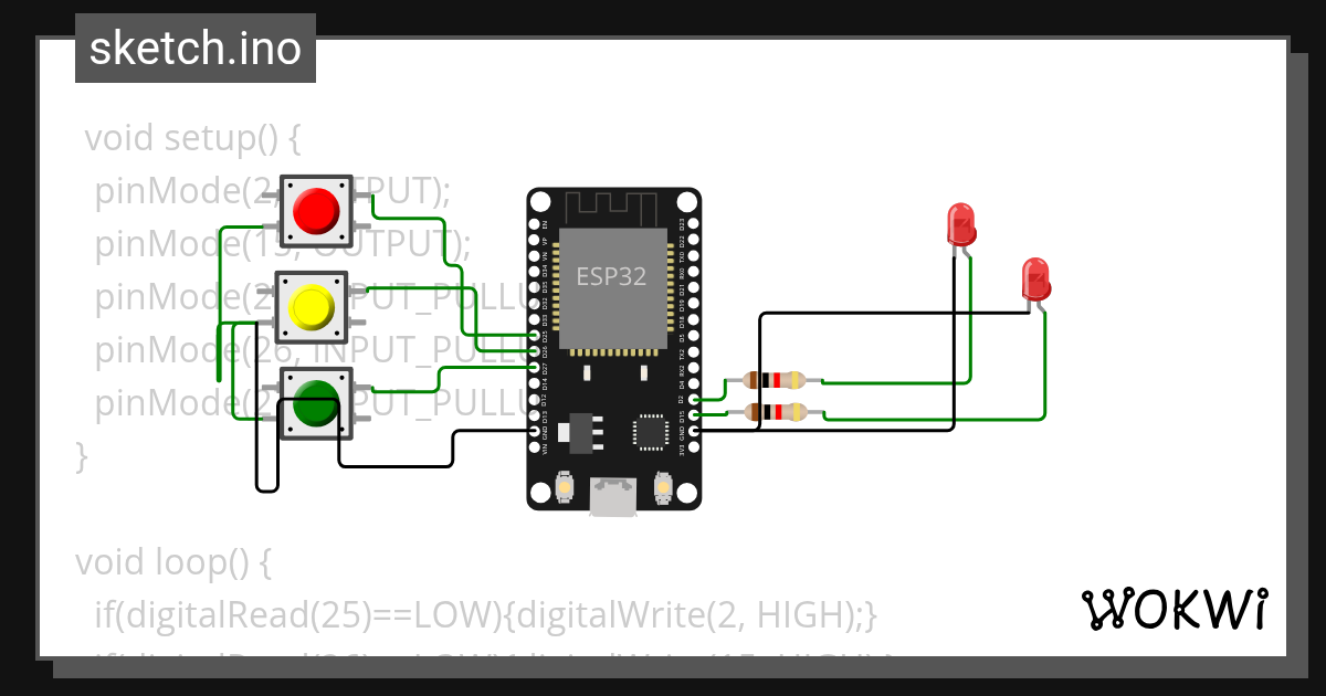 Projek aris - Wokwi ESP32, STM32, Arduino Simulator