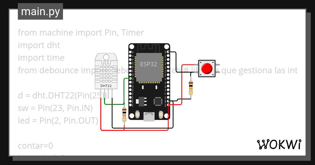 Tarea Capítulo 5 - Wokwi ESP32, STM32, Arduino Simulator