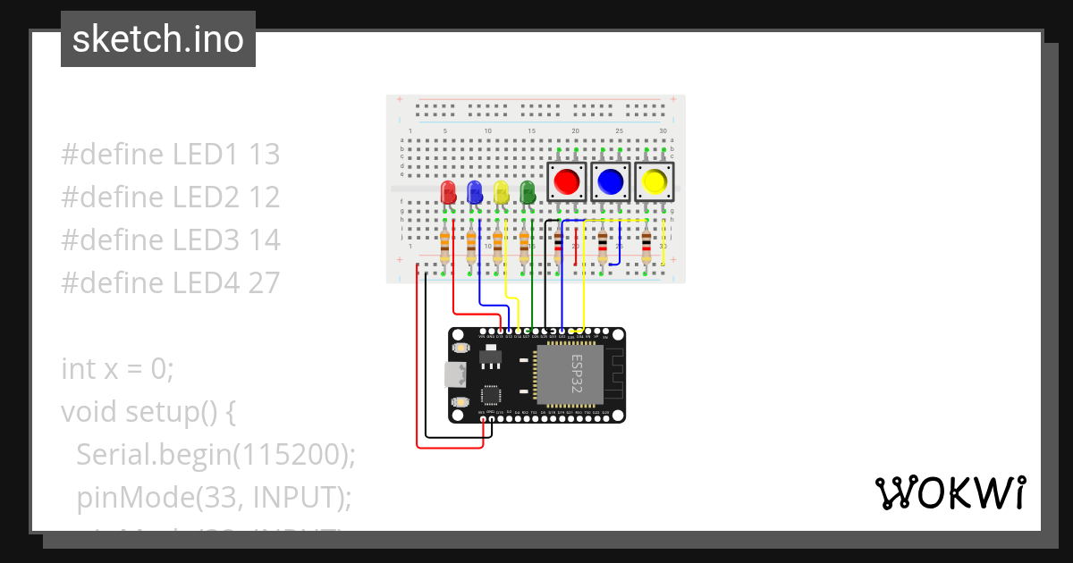 Interrupts - Wokwi ESP32, STM32, Arduino Simulator