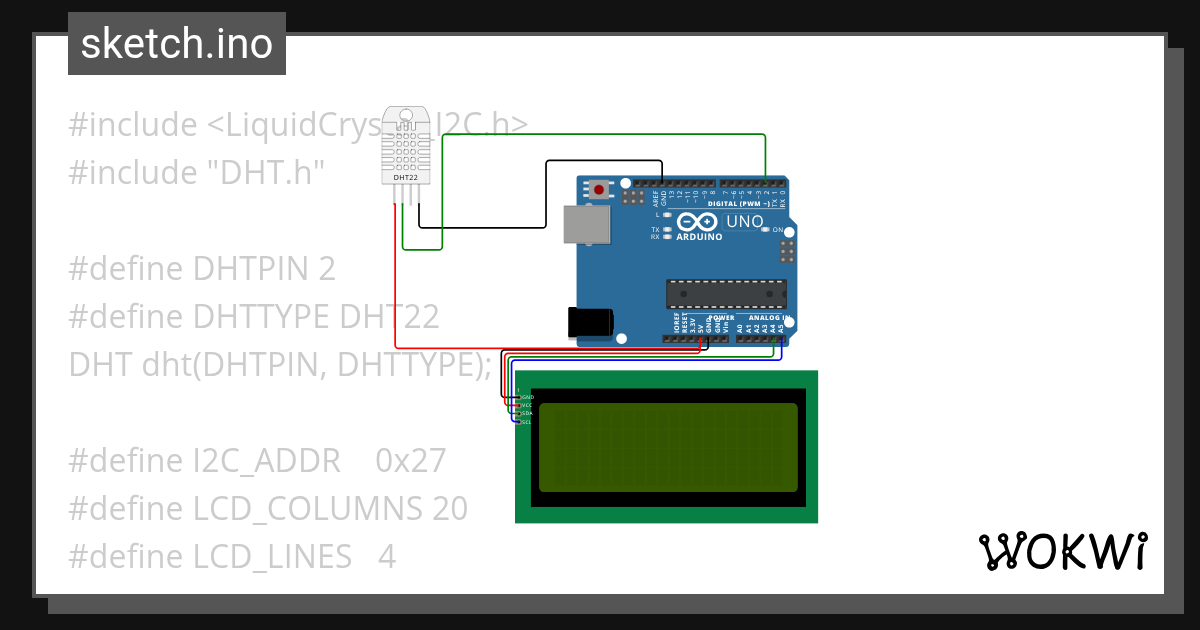 DHT11 - Wokwi ESP32, STM32, Arduino Simulator